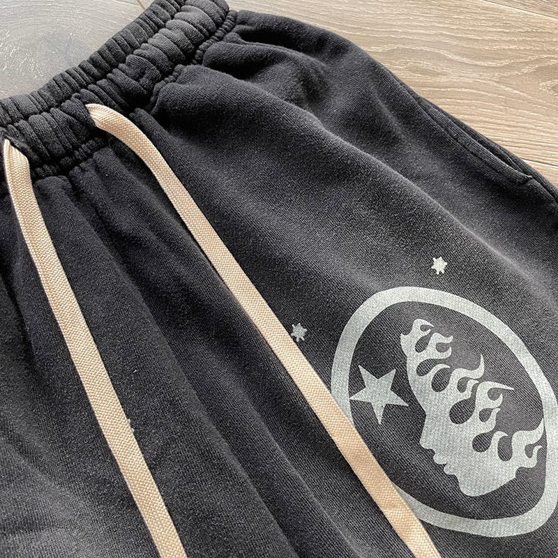 Hellstar black star sweat pants – Ready2shipnyc