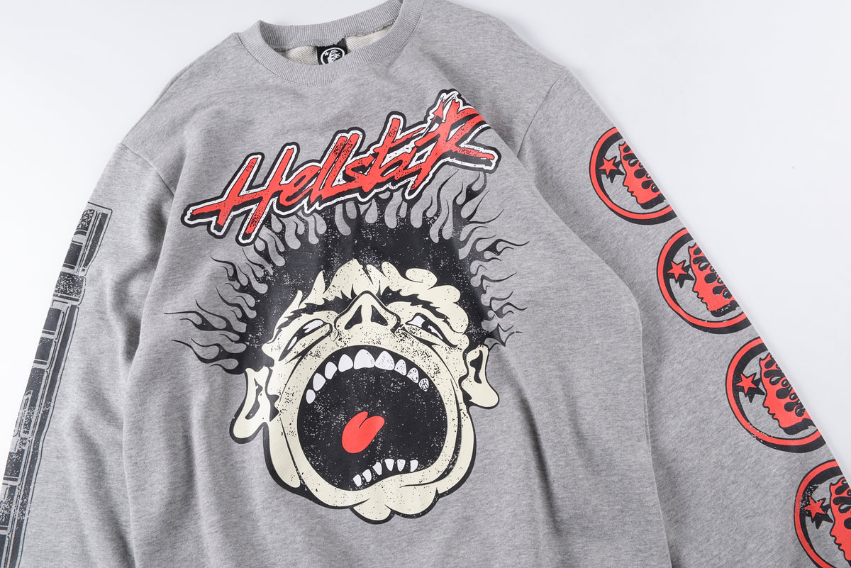 Hellstar yelling man sweater – Ready2shipnyc