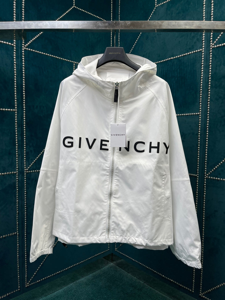 White Givenchy windbreaker jacket – Ready2shipnyc