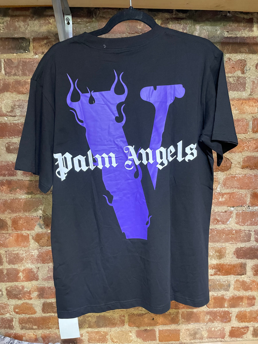 Vlone purple palm angels collage shirt – Ready2shipnyc